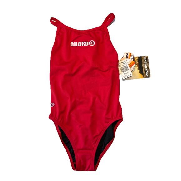 Watermen | Swim | New Red Womens Onepiece Lifeguard Swim Suit Size 32 ...